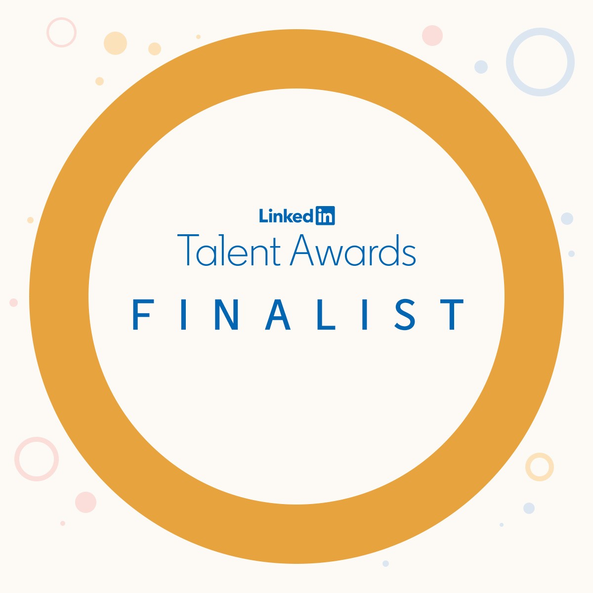 Talent Awards 2021 on Linkedin!